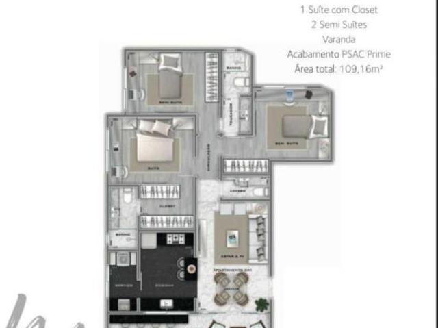 Apartamento com 3 quartos à venda em Belo Horizonte, no bairro Lourdes