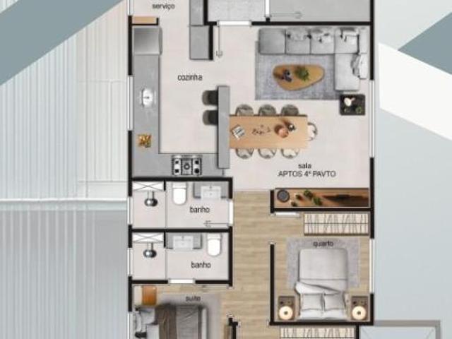 Apartamento com 3 quartos à venda em Belo Horizonte, no bairro Prado