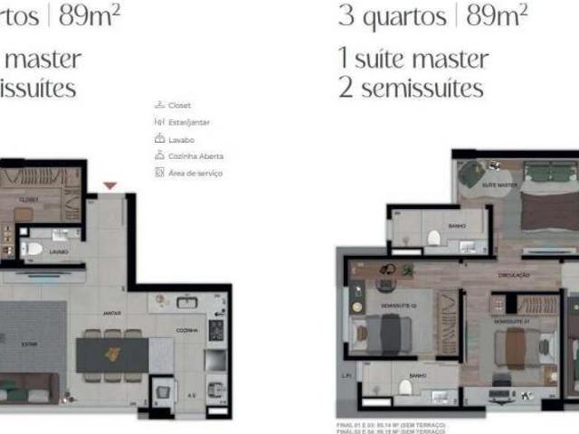 Apartamento com 3 quartos à venda em Belo Horizonte, no bairro Santo Agpstinho
