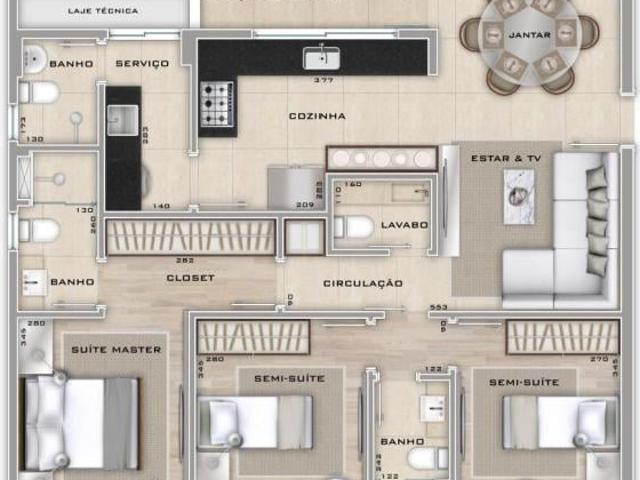 Apartamento com 3 quartos à venda em Belo Horizonte, no bairro Santo Antônio