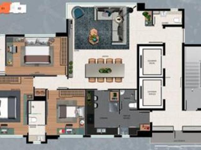 Apartamento com 3 quartos à venda em Belo Horizonte, no bairro Savassi