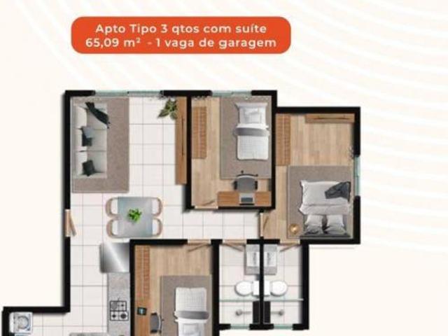 Apartamento com 3 quartos à venda em Belo Horizonte, no bairro União