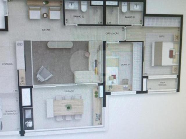 Apartamento com 3 quartos à venda em Vila mariana SP