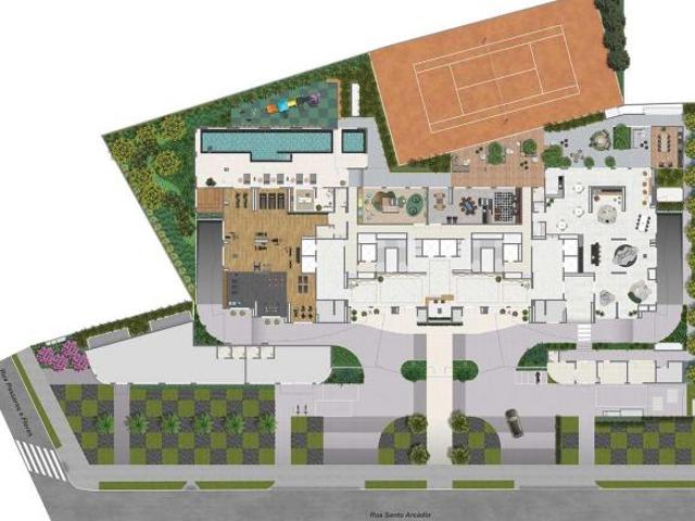 Apartamento no 27º andar, com 3 Quartos, 2 vagas a venda no Brooklin