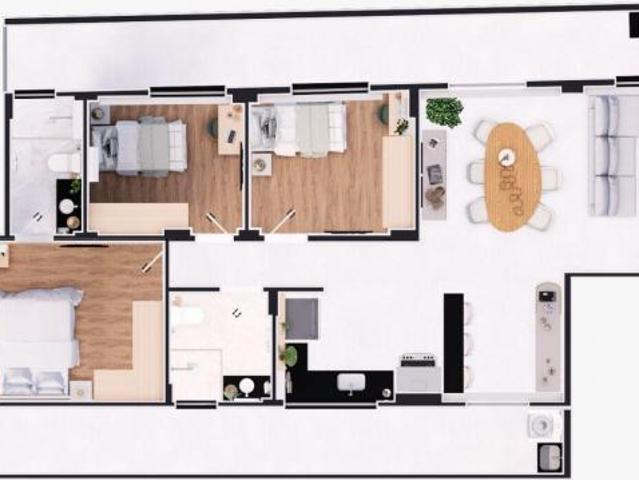Apartamento com 3 quartos à Venda, Parque Recanto da Hípica Conselheiro Lafaiete