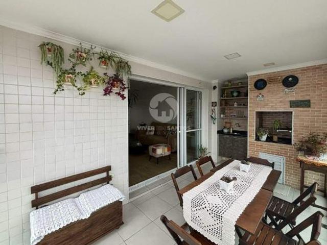 Apartamento com 3 Quartos Com Lazer Completo e Vista Livre na Ponta da Praia Santos/SP