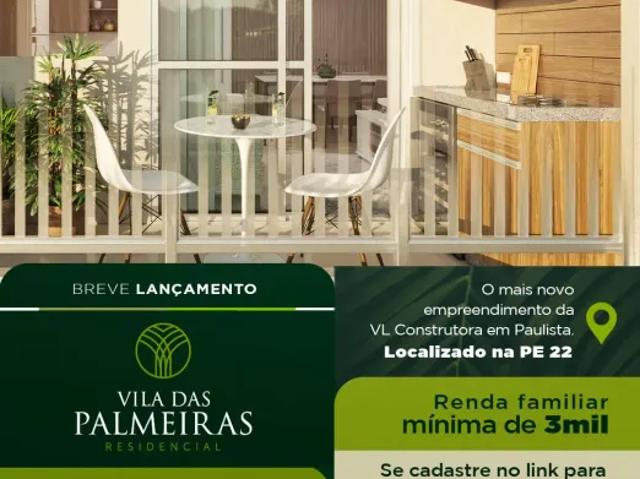 Apartamento com 3 Quartos e 2 banheiros à Venda, 60 m² por R$ 200.000