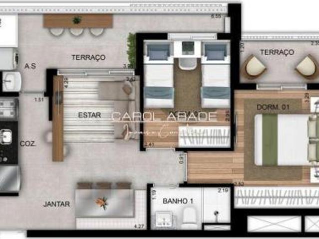 Apartamento com 3 Quartos e 2 banheiros à Venda, 98 m² por R$ 899.900