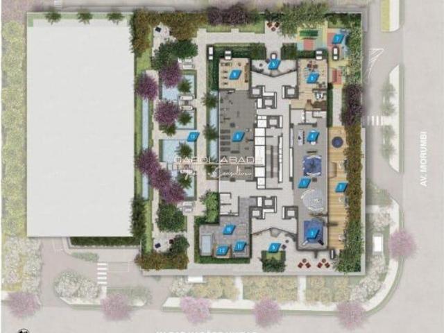 Apartamento com 3 Quartos e 2 banheiros à Venda, 114m² a venda no Brooklin