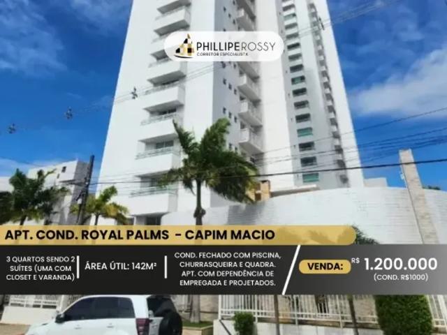 Apartamento com 3 Quartos e 4 banheiros à Venda, 142 m² por R$ 1.200.000