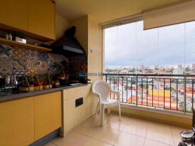 Apartamento com 3 quartos, suíte, varanda gourmet e 2 vagas no Ipiranga
