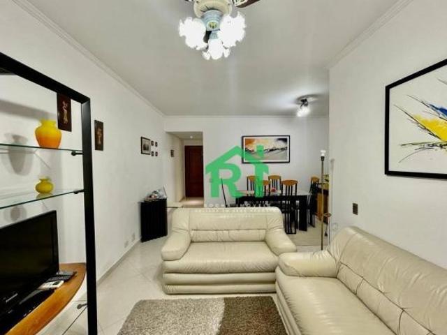 Apartamento com 3 quartos, sacada e 1 vaga à venda em Enseada, Guarujá