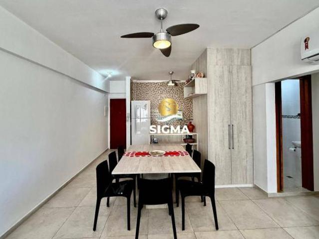 Apartamento com 3 quartos sendo 1 suíte à venda, 90 m² por R$ 560.000 Jardim Astúrias Guarujá/SP
