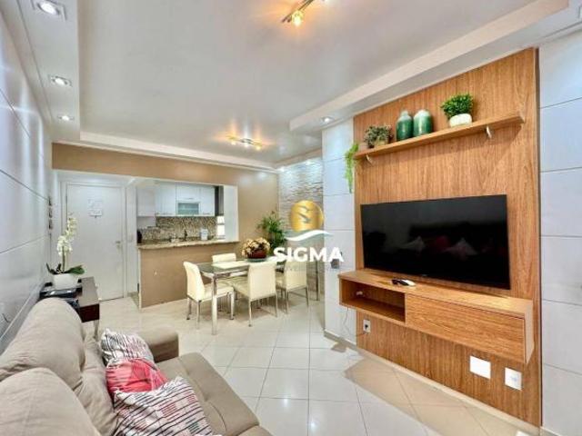 Apartamento com 3 quartos sendo 1 suíte à venda, 90 m² por R$ 695.000 Pitangueiras Guarujá/SP