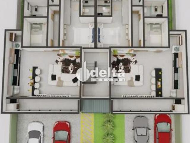 Apartamento com 3 quartos sendo 1 suíte disponível para venda no bairro Alto Umuarama em Uberlândia