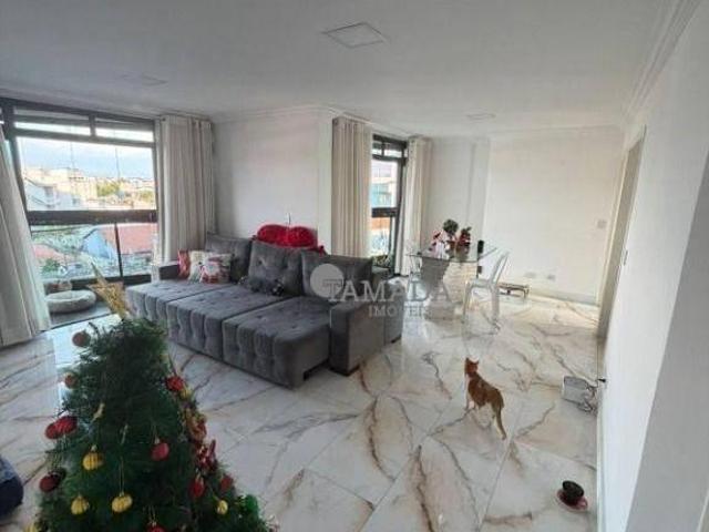 Apartamento com 3 quartos sendo 1 suíte, sacada, 3 vagas à venda, 130 m² por R$ 999.000 São Miguel