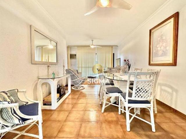 Apartamento com 3 quartos sendo 2 suítes à venda na Praia da Enseada Guarujá/SP