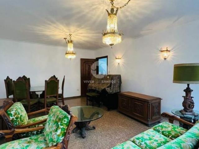 Apartamento com 3 quartos vista mar no Gonzaga em Santos
