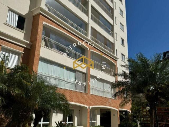 Apartamento com 3 quartos, 119 m², aluguel por R$ 7.900/mês Mansões Santo Antônio Campinas/SP