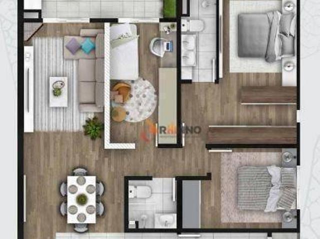 Apartamento com 3 quartos, 1 suíte, 102 m² no bairro Bacacheri