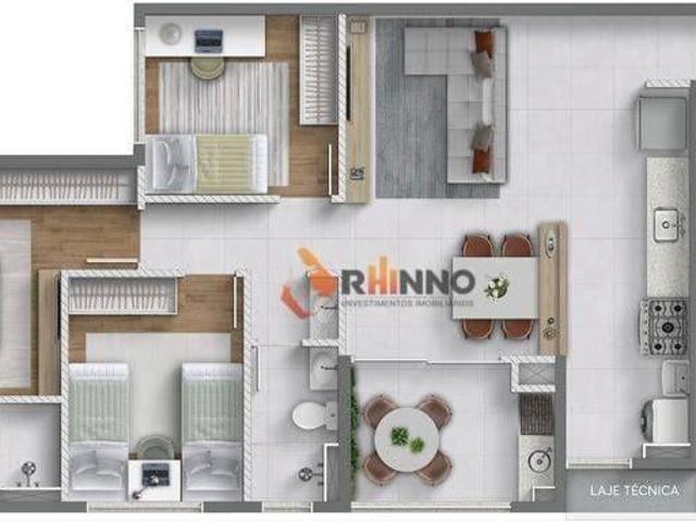 Apartamento com 3 quartos, 1 suíte, 73,89m² no bairro Boa Vista