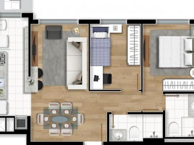 Apartamento com 3 Quartos 1 Suite à Venda, por R$ 676.400