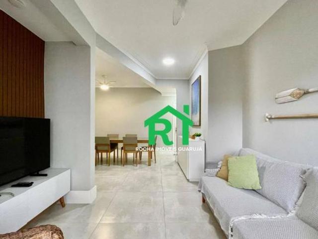 Apartamento com 3 quartos 1 suíte, sacada e lazer à venda em Enseada, Guarujá