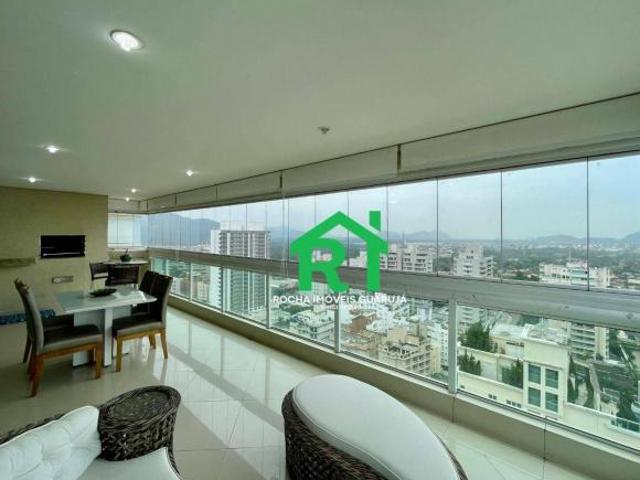 Apartamento com 3 quartos 1 suíte, varanda gourmet e 2 vagas à venda em Enseada, Guarujá