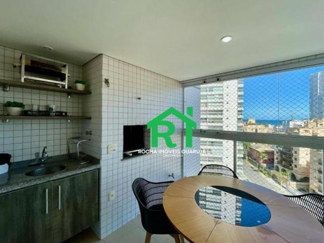 Apartamento com 3 quartos 1 suíte, varanda gourmet e 2 vagas à venda em Enseada, Guarujá