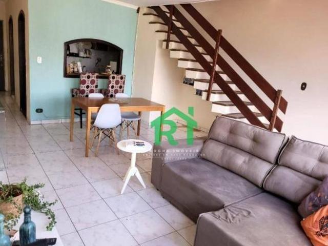 Apartamento com 3 quartos, 1 vaga e lazer à venda no Tombo, Guarujá