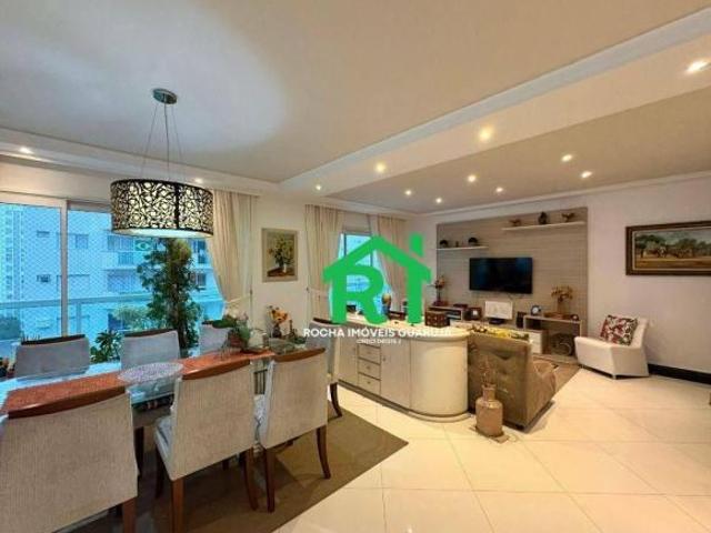 Apartamento com 3 quartos 3 suítes, 2 vagas e lazer à venda em Pitangueiras, Guarujá