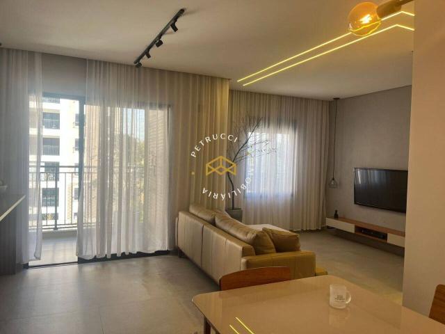 Apartamento com 3 quartos, 78 m², aluguel por R$ 5.500/mês Swiss Park Campinas/SP