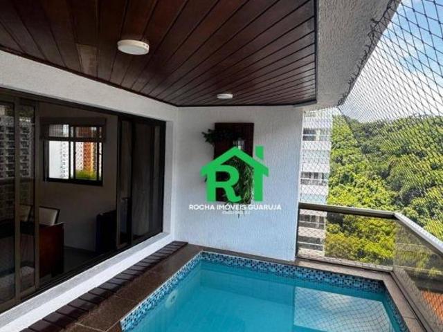 Apartamento com 3 suítes, 2 vagas e lazer privativo à venda em Pitangueiras, Guarujá
