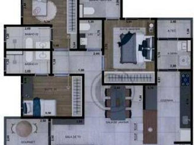 Apartamento com 3 suítes à venda, 104 m² por R$ 882.000 Parque Campolim Sorocaba/SP