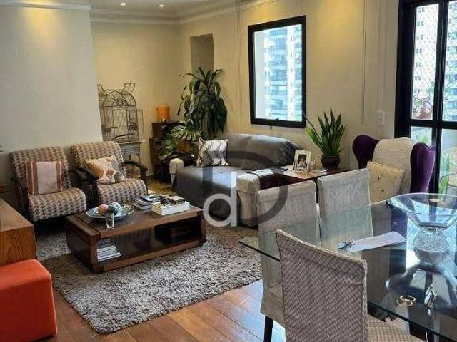 Apartamento com 3 suítes à venda, 125 m² por R$ 1.820.000 Moema São Paulo/SP