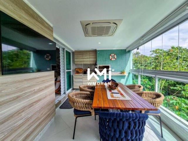 Apartamento com 3 suítes à venda, 131 m² por R$ 3.500.000 Riviera Módulo 8 Bertioga/SP