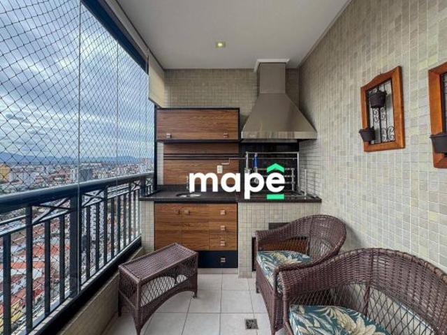 Apartamento com 3 suítes à venda, 204 m² Boqueirão Santos/SP