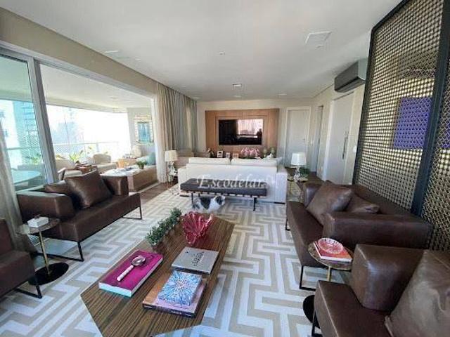 Apartamento com 3 suítes à venda, 225 m², 4 vagas, Brooklin perto shopping Morumbi