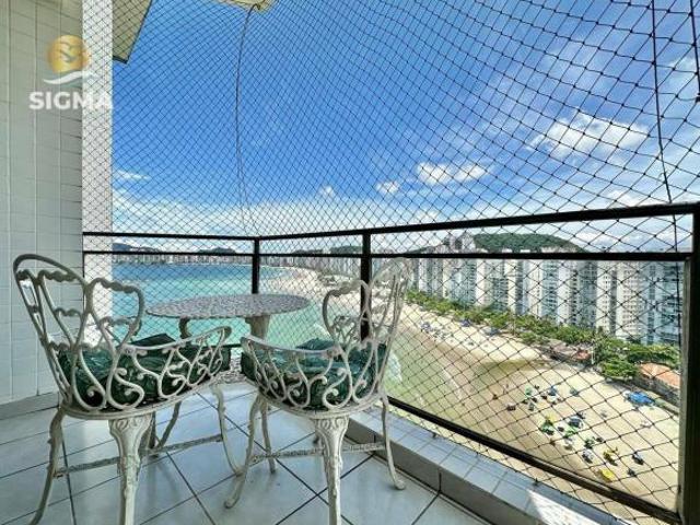 Apartamento com 3 Suítes à venda, Frente Total para o mar, Praia das Pitangueiras, Guarujá/SP