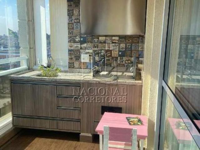 Apartamento com 3 suítes à venda no Condomínio Paris – Centro de Santo André