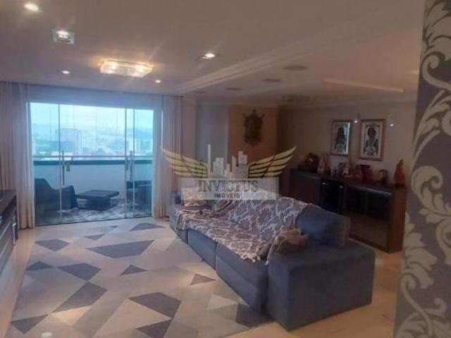 Apartamento com 3 Suítes Mobiliado no Edifício Viareggio para Comprar, 198m² Vila Bastos, Santo An