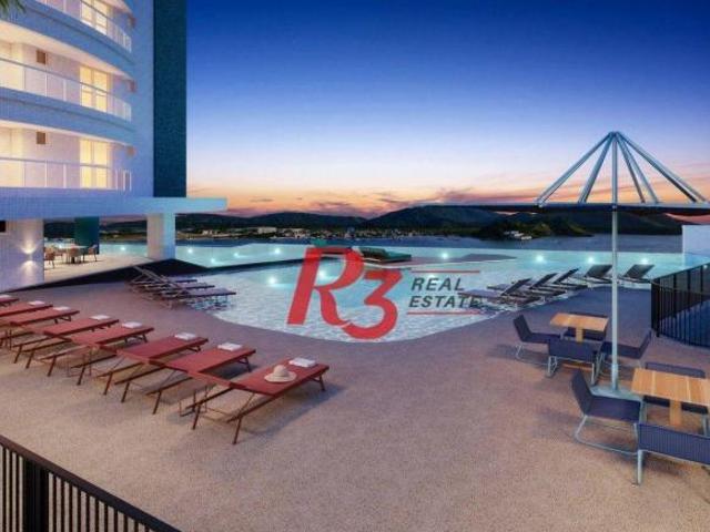 Apartamento com 3 suítes novo à venda, 163 m² por R$ 3.900.000,00 Ponta da Praia Santos/SP