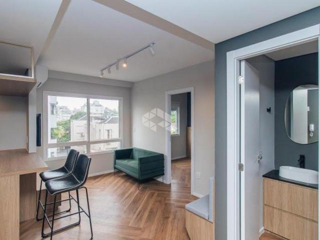 Apartamento com 01 dormitório/quarto no Condomínio Quintal Moinhos Bairro Floresta
