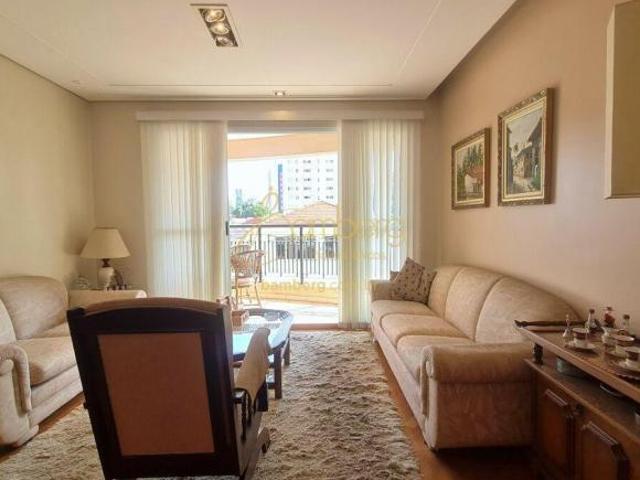Apartamento com 104 m² varanda e lazer na Chácara Santo Antônio