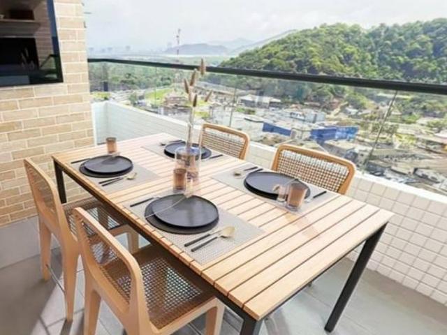 APARTAMENTO COM 105,62 m² BOQUEIRAO PRAIA GRANDE SP
