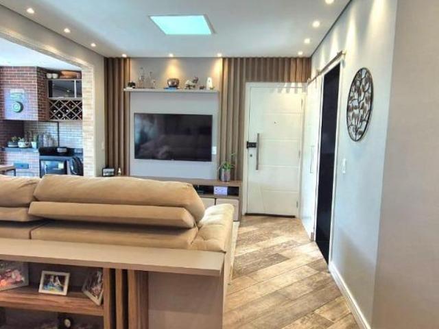 Apartamento com 106m², 3 dormitórios 1 suíte, 2 vagas e varanda gourmet