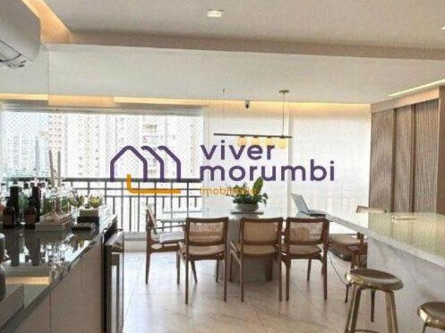 Apartamento com 128m², 4 dormitórios, sendo 3 quartos suítes e 3 vagas de garagem. Pronto para morar