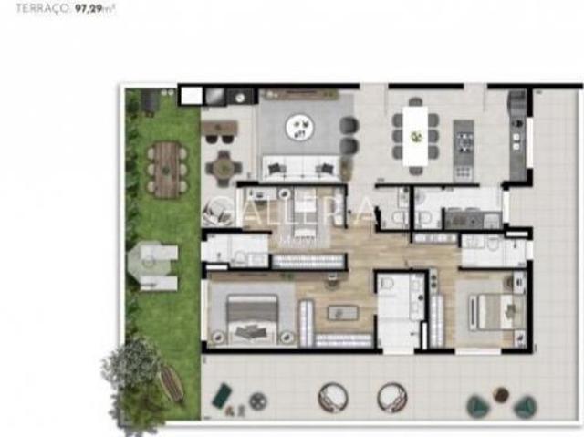 Apartamento com 139.76 m², 3 quartos sendo 3 suítes à venda no bairro Bigorrilho