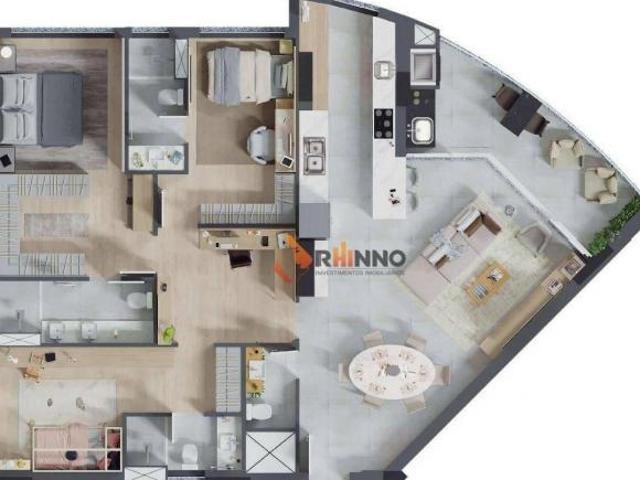Apartamento com 147m² à venda no bairro Cristo Rei