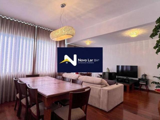 Apartamento com 160m², 4 quartos, suite, 2 vagas e lazer no Gutierrez